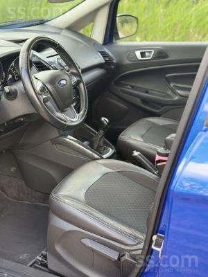 Zils Ford EcoSport 2016 Liepāja, ar dzinēja tilpumu 1.00 L un nobraukumu 126 tūkst. km par 5750 €, foto 8 vietnē AUTOMOTO.COM.LV