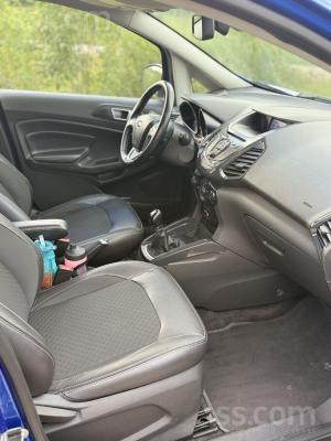 Zils Ford EcoSport 2016 Liepāja, ar dzinēja tilpumu 1.00 L un nobraukumu 126 tūkst. km par 5750 €, foto 14 vietnē AUTOMOTO.COM.LV