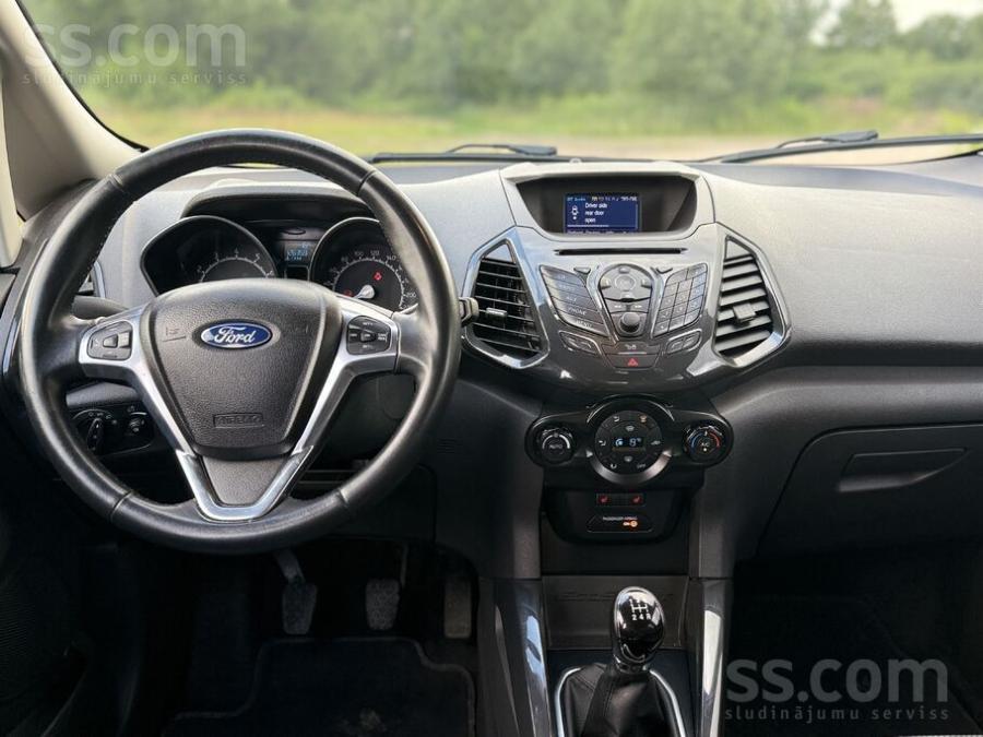 Zils Ford EcoSport 2016 Liepāja, ar dzinēja tilpumu 1.00 L un nobraukumu 126 tūkst. km par 5750 €, foto 15 vietnē AUTOMOTO.COM.LV