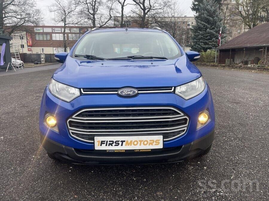 Blue Ford EcoSport 2017 in Riga, with an engine capacity of 1.50 L and mileage of 133 thousand km for 6950 €, photo 5 on AUTOMOTO.COM.LV