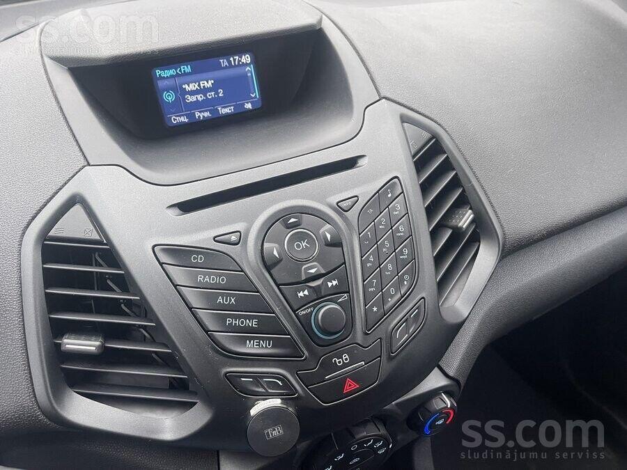 Blue Ford EcoSport 2017 in Riga, with an engine capacity of 1.50 L and mileage of 133 thousand km for 6950 €, photo 13 on AUTOMOTO.COM.LV