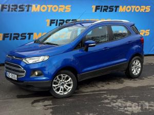 Zils Ford EcoSport 2017 Rīga, ar dzinēja tilpumu 1.50 L un nobraukumu 133 tūkst. km par 5950 €, foto  vietnē AUTOMOTO.COM.LV