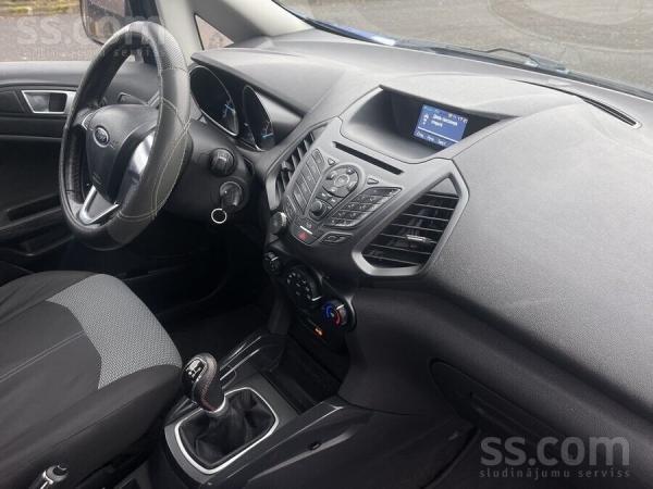 Zils Ford EcoSport 2017 Rīga, ar dzinēja tilpumu 1.50 L un nobraukumu 133 tūkst. km par 5950 €, foto 8 vietnē AUTOMOTO.COM.LV