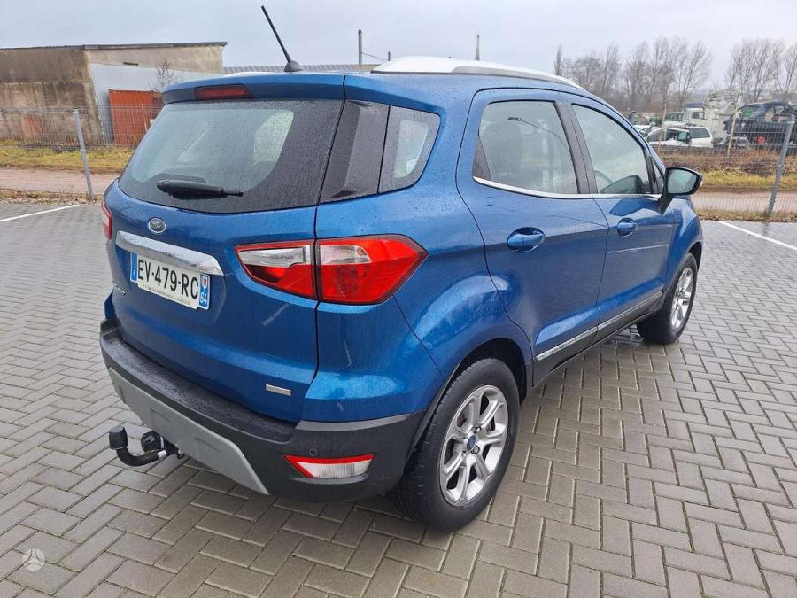 Blue Ford EcoSport 2018 in Taurage, with an engine capacity of 1.00 L and mileage of 120 thousand km for 7400 €, photo 7 on AUTOMOTO.COM.LV