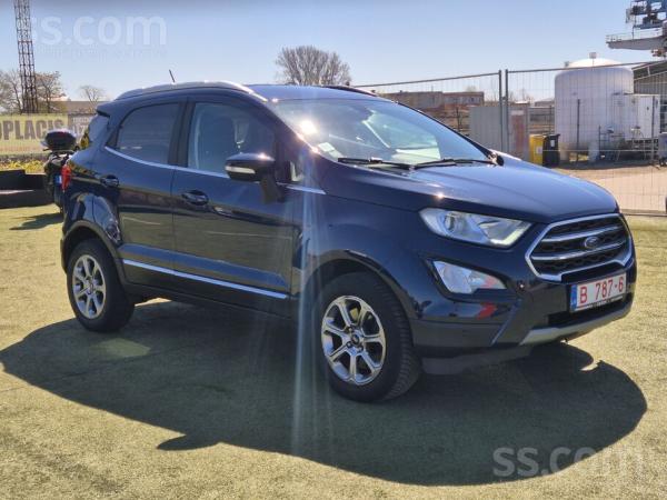 Zils Ford EcoSport 2018 Liepāja, ar dzinēja tilpumu 1.00 L un nobraukumu 89 tūkst. km par 8500 €, foto 3 vietnē AUTOMOTO.COM.LV