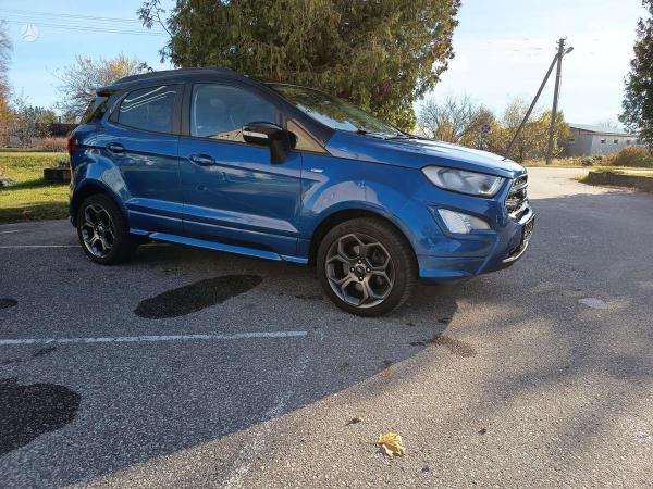 Blue Ford EcoSport 2019 in Rokiskis, with an engine capacity of 1.00 L and mileage of 72 thousand km for 8600 €, photo 3 on AUTOMOTO.COM.LV
