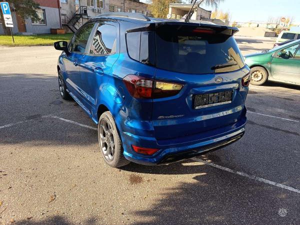 Blue Ford EcoSport 2019 in Rokiskis, with an engine capacity of 1.00 L and mileage of 72 thousand km for 8600 €, photo 6 on AUTOMOTO.COM.LV