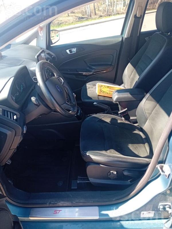 Blue Ford EcoSport 2019 in Riga, with an engine capacity of 1.00 L and mileage of 52 thousand km for 11200 €, photo 8 on AUTOMOTO.COM.LV