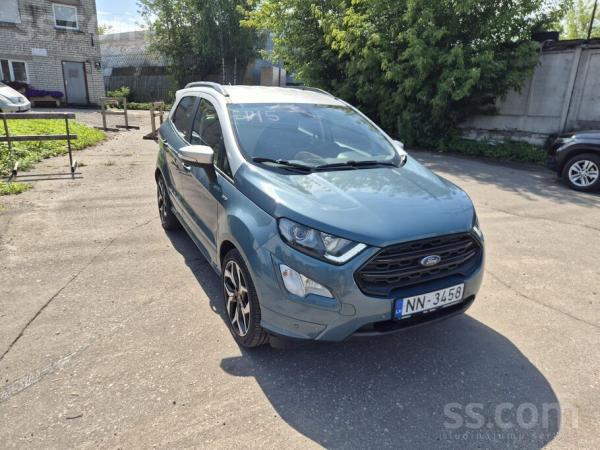Синий Форд Экоспорт 2019 в Рига, объемом двигателя 1.00 л и пробегом 55 тыс. км за 11990 €, фото 2 на AUTOMOTO.COM.LV