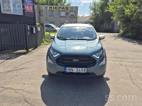 Синий Форд Экоспорт 2019 в Рига, объемом двигателя 1.00 л и пробегом 55 тыс. км за 11990 €, фото 3 на AUTOMOTO.COM.LV