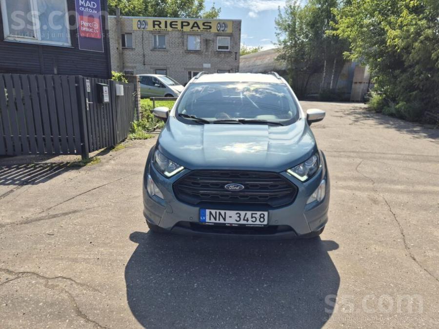 Синий Форд Экоспорт 2019 в Рига, объемом двигателя 1.00 л и пробегом 55 тыс. км за 11990 €, фото 4 на AUTOMOTO.COM.LV