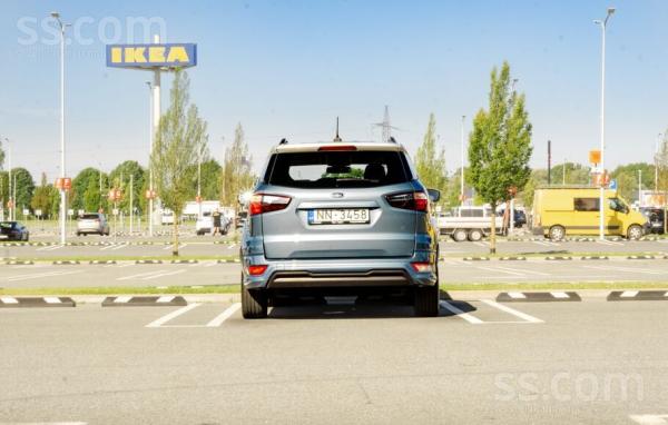 Blue Ford EcoSport 2019 in Riga, with an engine capacity of 1.00 L and mileage of 55 thousand km for 11990 €, photo 7 on AUTOMOTO.COM.LV