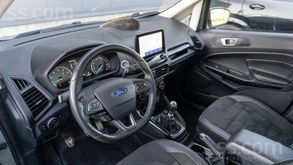 Blue Ford EcoSport 2019 in Riga, with an engine capacity of 1.00 L and mileage of 55 thousand km for 11990 €, photo 10 on AUTOMOTO.COM.LV