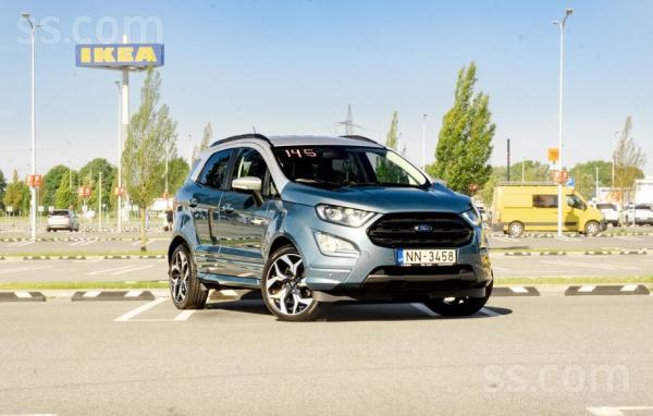 Blue Ford EcoSport 2019 in Riga, with an engine capacity of 1.00 L and mileage of 55 thousand km for 11990 €, photo 2 on AUTOMOTO.COM.LV