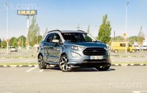 Blue Ford EcoSport 2019 in Riga, with an engine capacity of 1.00 L and mileage of 55 thousand km for 11990 €, photo 3 on AUTOMOTO.COM.LV