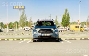 Blue Ford EcoSport 2019 in Riga, with an engine capacity of 1.00 L and mileage of 55 thousand km for 11990 €, photo 4 on AUTOMOTO.COM.LV
