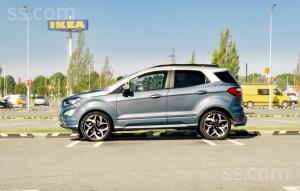 Blue Ford EcoSport 2019 in Riga, with an engine capacity of 1.00 L and mileage of 55 thousand km for 11990 €, photo 6 on AUTOMOTO.COM.LV