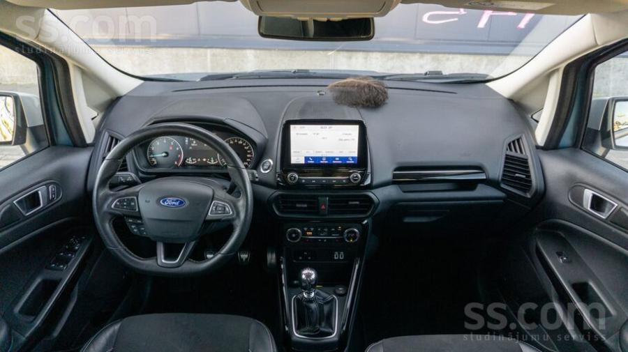 Blue Ford EcoSport 2019 in Riga, with an engine capacity of 1.00 L and mileage of 55 thousand km for 11990 €, photo 13 on AUTOMOTO.COM.LV