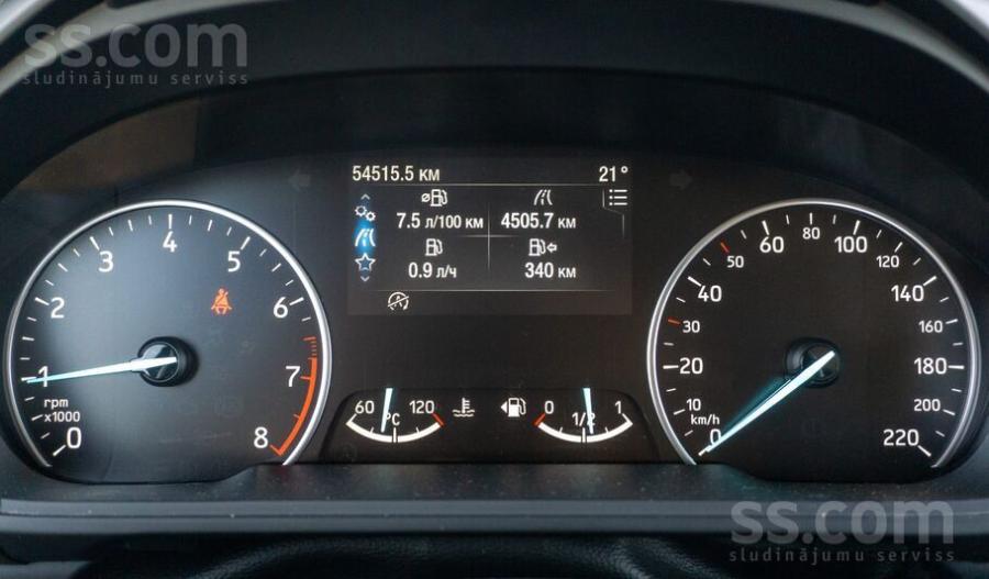 Blue Ford EcoSport 2019 in Riga, with an engine capacity of 1.00 L and mileage of 55 thousand km for 11990 €, photo 26 on AUTOMOTO.COM.LV