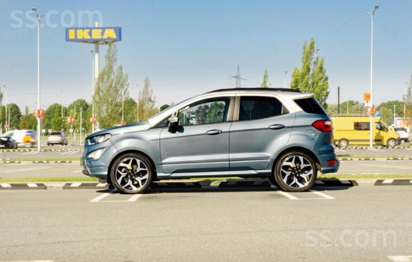 Zils Ford EcoSport 2019 Rīga, ar dzinēja tilpumu 1.00 L un nobraukumu 55 tūkst. km par 10590 €, foto 5 vietnē AUTOMOTO.COM.LV