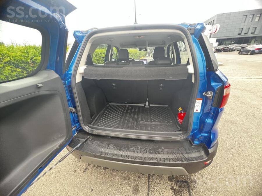 Zils Ford EcoSport 2022 Rīga, ar dzinēja tilpumu 1.00 L un nobraukumu 24 tūkst. km par 15600 €, foto 7 vietnē AUTOMOTO.COM.LV