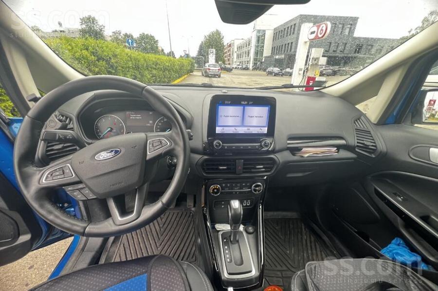 Zils Ford EcoSport 2022 Rīga, ar dzinēja tilpumu 1.00 L un nobraukumu 24 tūkst. km par 15600 €, foto 8 vietnē AUTOMOTO.COM.LV