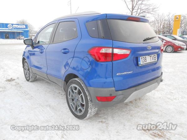Blue Ford EcoSport 2017 in Viljandi, with an engine capacity of 1.50 L and mileage of 176 thousand km for 9990 €, photo 4 on AUTOMOTO.COM.LV
