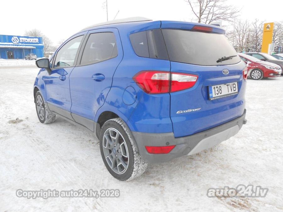 Zils Ford EcoSport 2017 Viljandi, ar dzinēja tilpumu 1.50 L un nobraukumu 176 tūkst. km par 9990 €, foto 4 vietnē AUTOMOTO.COM.LV