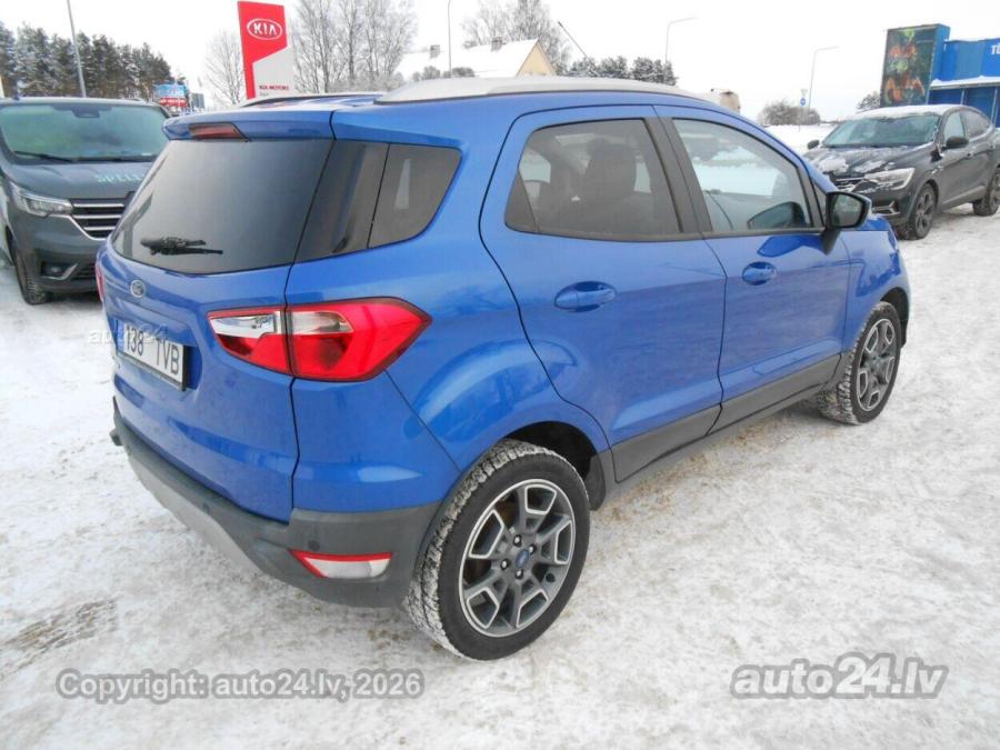 Zils Ford EcoSport 2017 Viljandi, ar dzinēja tilpumu 1.50 L un nobraukumu 176 tūkst. km par 9990 €, foto 2 vietnē AUTOMOTO.COM.LV