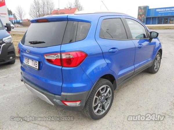 Blue Ford EcoSport 2017 in Viljandi, with an engine capacity of 1.50 L and mileage of 176 thousand km for 8990 €, photo 2 on AUTOMOTO.COM.LV