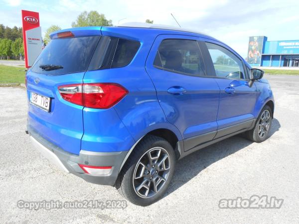 Blue Ford EcoSport 2017 in Viljandi, with an engine capacity of 1.50 L and mileage of 176 thousand km for 8990 €, photo 2 on AUTOMOTO.COM.LV