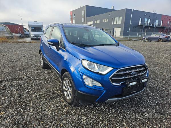 Blue Ford EcoSport 2019 in Tallinn, with an engine capacity of 1.50 L and mileage of 249 thousand km for 7900 €, photo 1 on AUTOMOTO.COM.LV