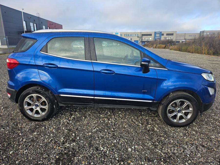 Zils Ford EcoSport 2019 Tallina, ar dzinēja tilpumu 1.50 L un nobraukumu 249 tūkst. km par 7900 €, foto 3 vietnē AUTOMOTO.COM.LV