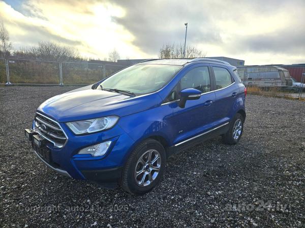 Blue Ford EcoSport 2019 in Tallinn, with an engine capacity of 1.50 L and mileage of 249 thousand km for 7900 €, photo 4 on AUTOMOTO.COM.LV