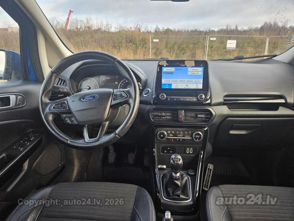 Blue Ford EcoSport 2019 in Tallinn, with an engine capacity of 1.50 L and mileage of 249 thousand km for 7900 €, photo 10 on AUTOMOTO.COM.LV