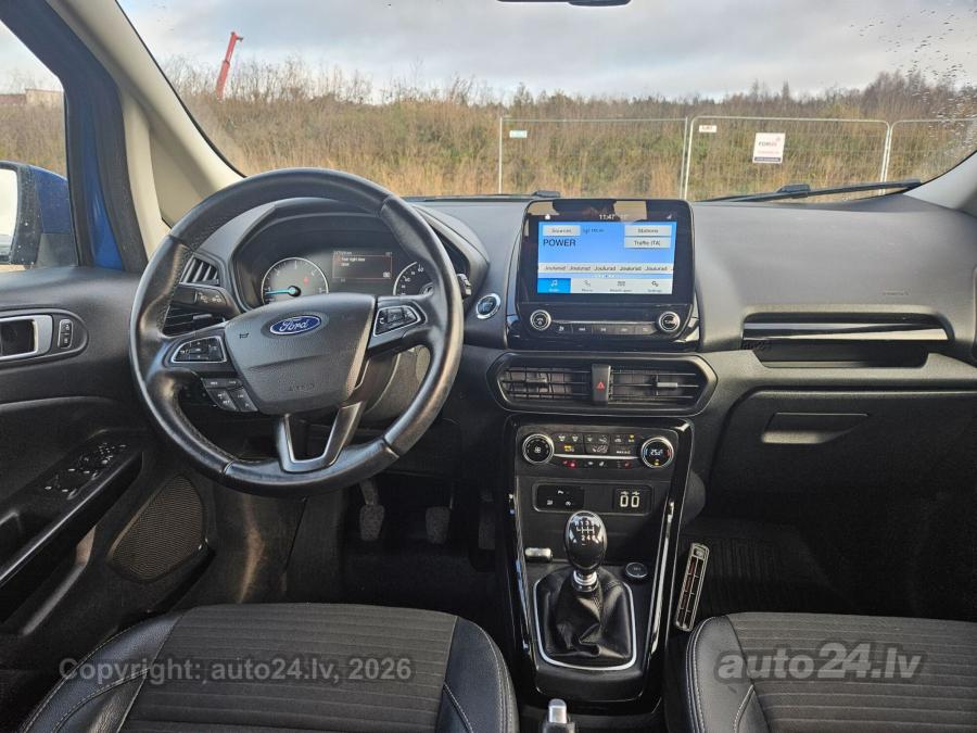 Zils Ford EcoSport 2019 Tallina, ar dzinēja tilpumu 1.50 L un nobraukumu 249 tūkst. km par 7900 €, foto 11 vietnē AUTOMOTO.COM.LV