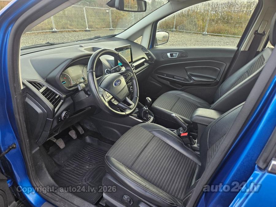 Zils Ford EcoSport 2019 Tallina, ar dzinēja tilpumu 1.50 L un nobraukumu 249 tūkst. km par 7900 €, foto 12 vietnē AUTOMOTO.COM.LV