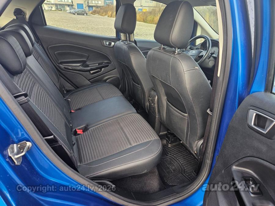 Zils Ford EcoSport 2019 Tallina, ar dzinēja tilpumu 1.50 L un nobraukumu 249 tūkst. km par 7900 €, foto 13 vietnē AUTOMOTO.COM.LV