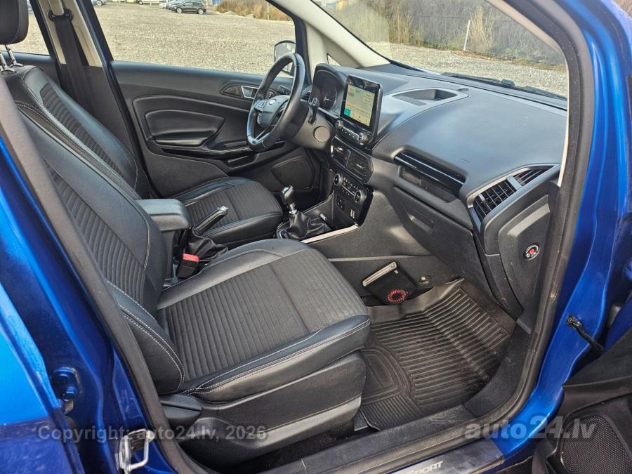 Zils Ford EcoSport 2019 Tallina, ar dzinēja tilpumu 1.50 L un nobraukumu 249 tūkst. km par 7900 €, foto 14 vietnē AUTOMOTO.COM.LV