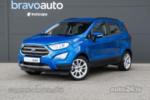 Zils Ford EcoSport 2022 Tartu, ar dzinēja tilpumu 1.00 L un nobraukumu 27 tūkst. km par 13500 €, foto  vietnē AUTOMOTO.COM.LV