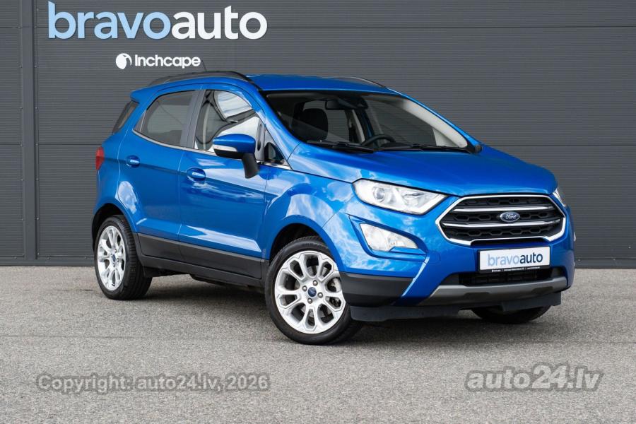 Zils Ford EcoSport 2022 Tartu, ar dzinēja tilpumu 1.00 L un nobraukumu 27 tūkst. km par 13500 €, foto 4 vietnē AUTOMOTO.COM.LV