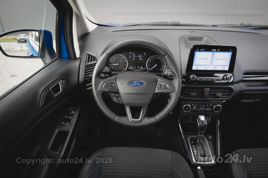 Zils Ford EcoSport 2022 Tartu, ar dzinēja tilpumu 1.00 L un nobraukumu 27 tūkst. km par 13500 €, foto 11 vietnē AUTOMOTO.COM.LV