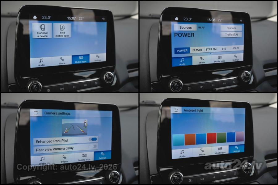 Zils Ford EcoSport 2022 Tartu, ar dzinēja tilpumu 1.00 L un nobraukumu 27 tūkst. km par 13500 €, foto 19 vietnē AUTOMOTO.COM.LV