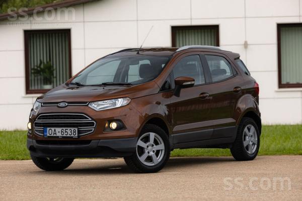 Brown Ford EcoSport 2016 in Jelgava, with an engine capacity of 1.00 L and mileage of 145 thousand km for 7999 €, photo 5 on AUTOMOTO.COM.LV