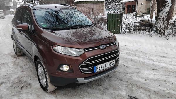 Brown Ford EcoSport 2016 in Utena, with an engine capacity of 1.00 L and mileage of 160 thousand km for 6500 €, photo 2 on AUTOMOTO.COM.LV