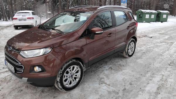 Brown Ford EcoSport 2016 in Utena, with an engine capacity of 1.00 L and mileage of 160 thousand km for 6500 €, photo 3 on AUTOMOTO.COM.LV