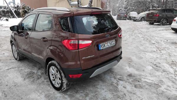 Brown Ford EcoSport 2016 in Utena, with an engine capacity of 1.00 L and mileage of 160 thousand km for 6500 €, photo 9 on AUTOMOTO.COM.LV