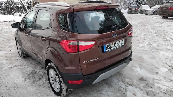 Brown Ford EcoSport 2016 in Utena, with an engine capacity of 1.00 L and mileage of 160 thousand km for 6500 €, photo 10 on AUTOMOTO.COM.LV