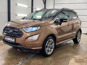 Brown Ford EcoSport 2018 in Panevezys, with an engine capacity of 1.00 L and mileage of 147 thousand km for 9317 €, photo  on AUTOMOTO.COM.LV