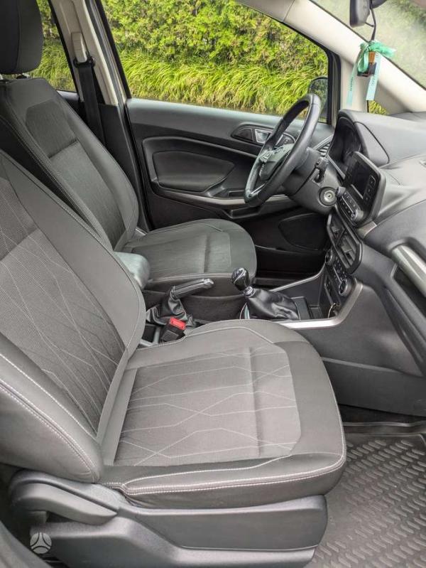 Brown Ford EcoSport 2019 in Jonava, with an engine capacity of 1.00 L and mileage of 84 thousand km for 10500 €, photo 6 on AUTOMOTO.COM.LV